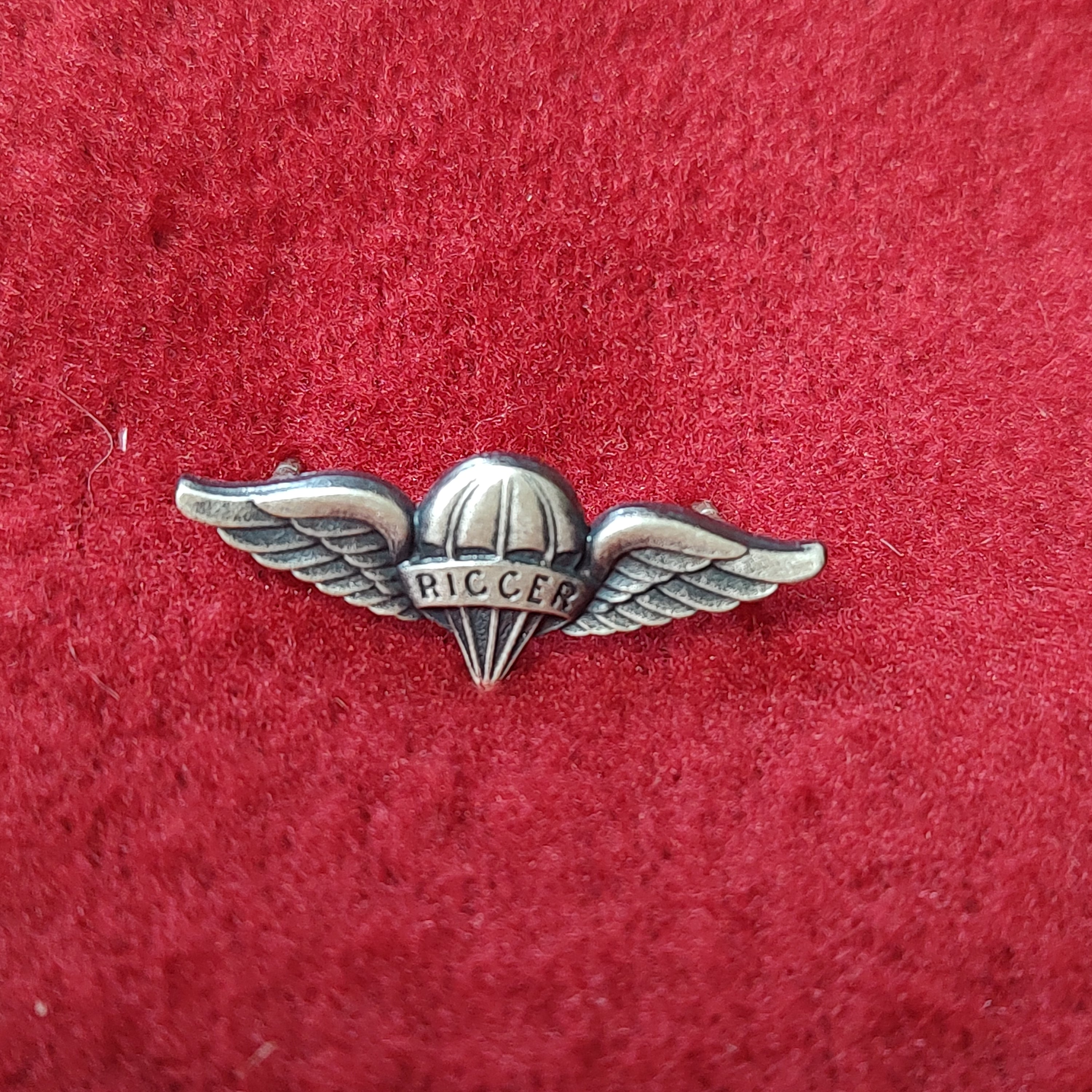 US Army PARACHUTE RIGGER Miniature Pin (21CR53) – Gibsons Tactical Tavern